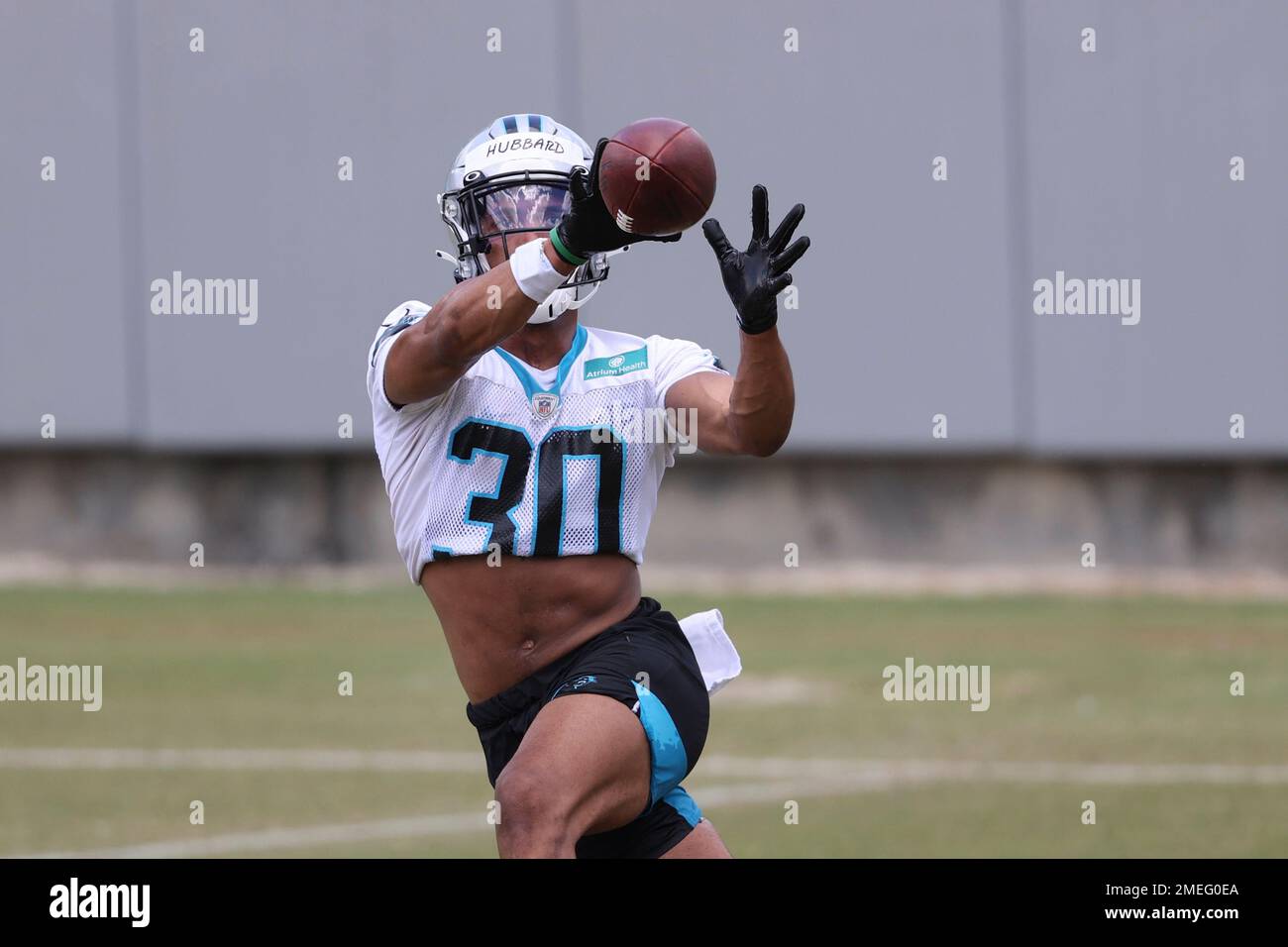 Carolina Panthers running back Chuba Hubbard catches a pass Chuba ...