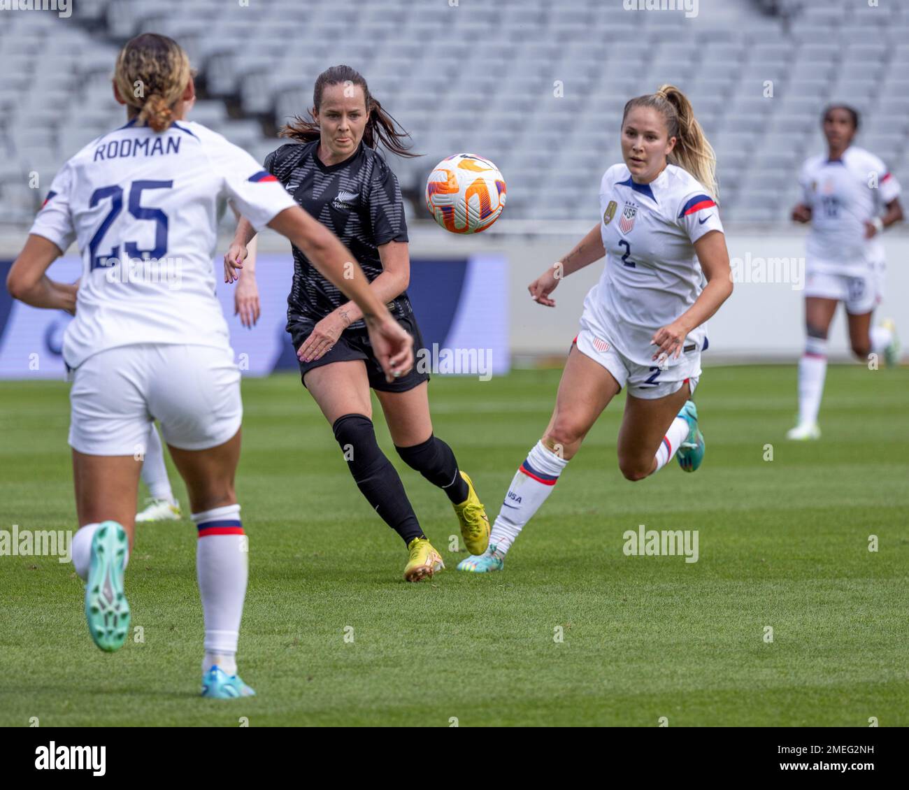 Auckland, New Zealand, January 21st 2023: Ashley Sanchez (2 USA ...