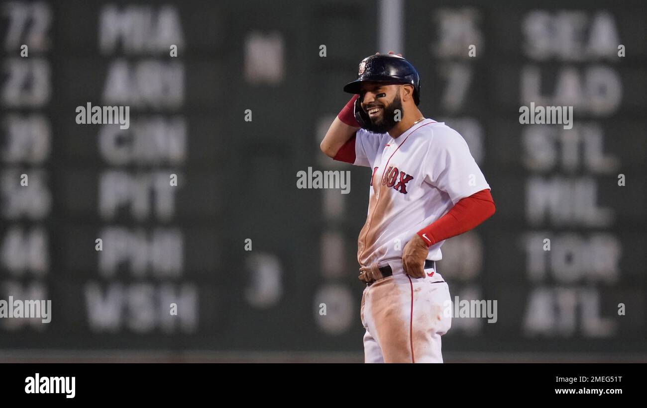 Boston Red Sox third baseman Marwin Gonzalez during a baseball game ...