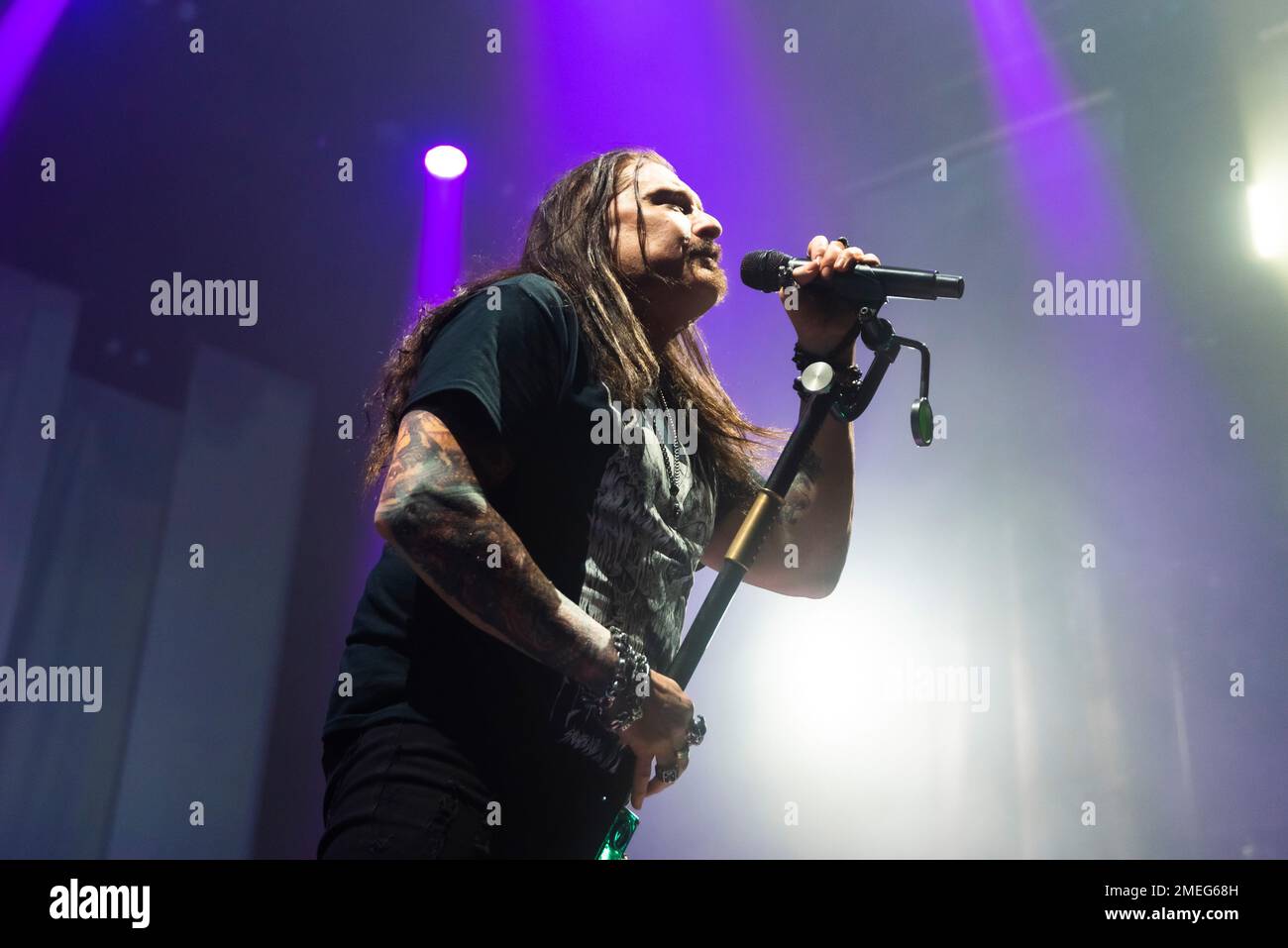Naples, Salerno, Italy. 23rd Jan, 2023. James LaBrie of Dream Theater ...