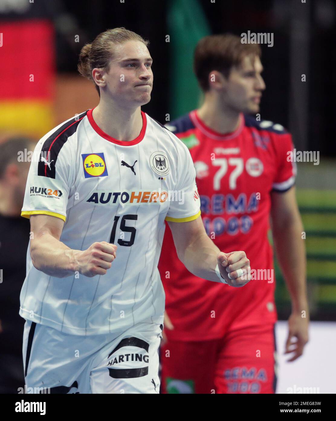 Juri Knorr of Germany Germany vs Norway 28th IHF Men`s Handball World ...