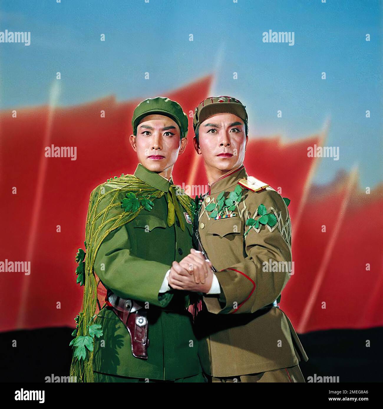 Chinese Ballet 1971- Vintage PCR Chinese propaganda poster Stock Photo ...