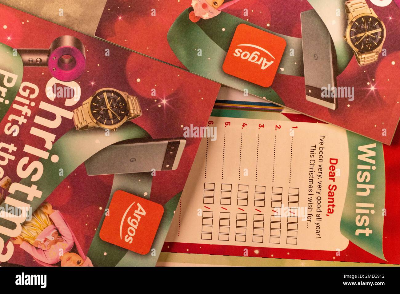 Business still life of Argos Gift guide 2022 Stock Photo - Alamy