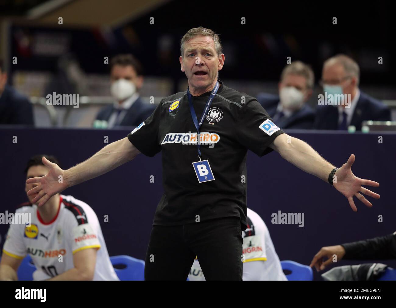 Alfred GISLASON DHB Bundestrainer head coach of Germany Germany vs ...