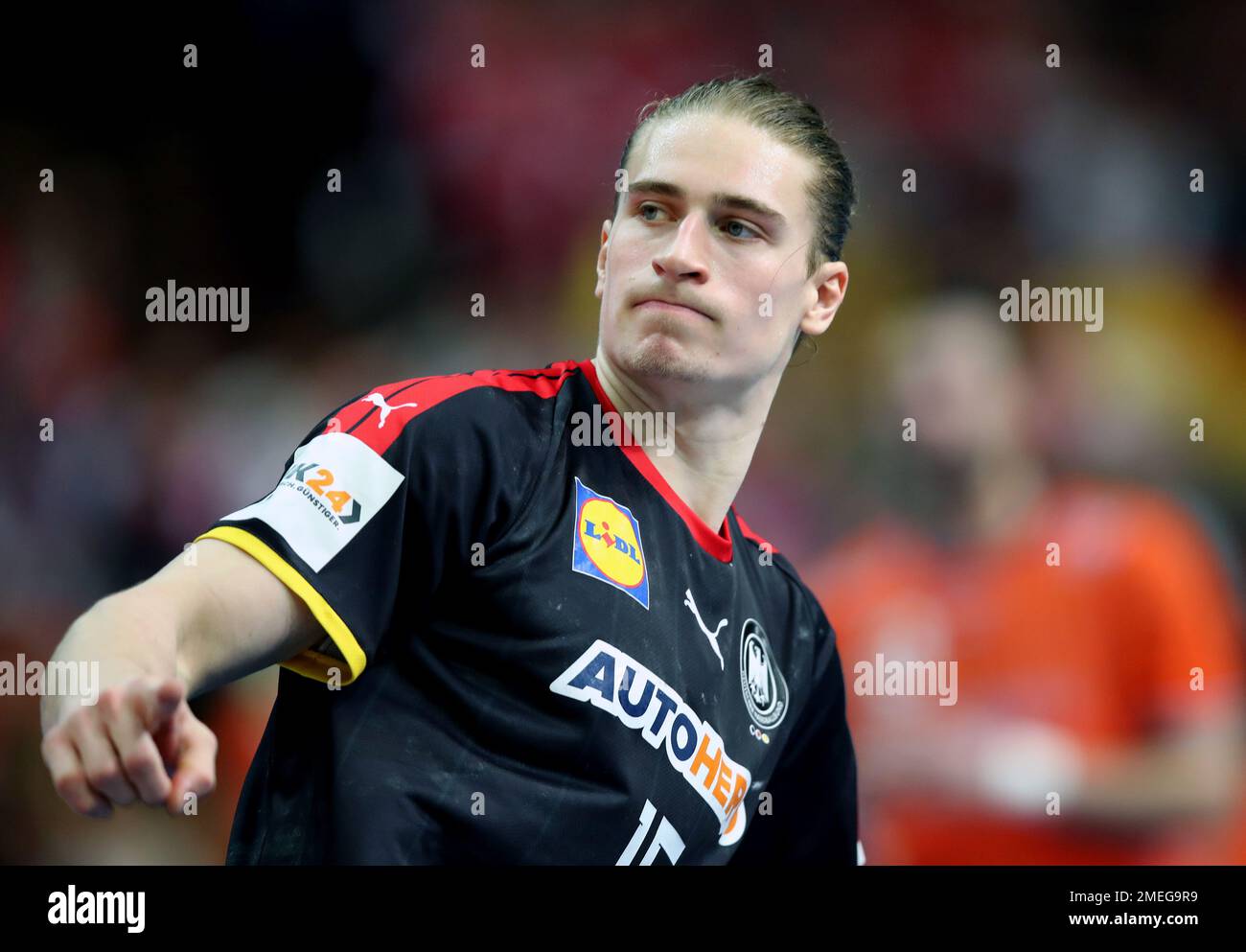 Juri Knorr of Germany Netherlands vs Germany 28th IHF Men`s Handball ...