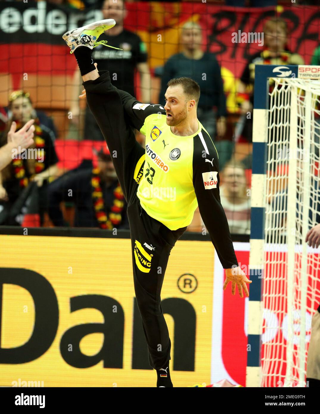 Parade von Andreas Wolff of Germany Netherlands vs Germany 28th IHF Men ...