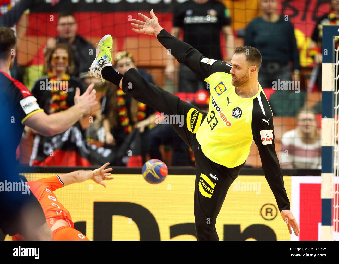 Parade von Andreas Wolff of Germany Netherlands vs Germany 28th IHF Men ...