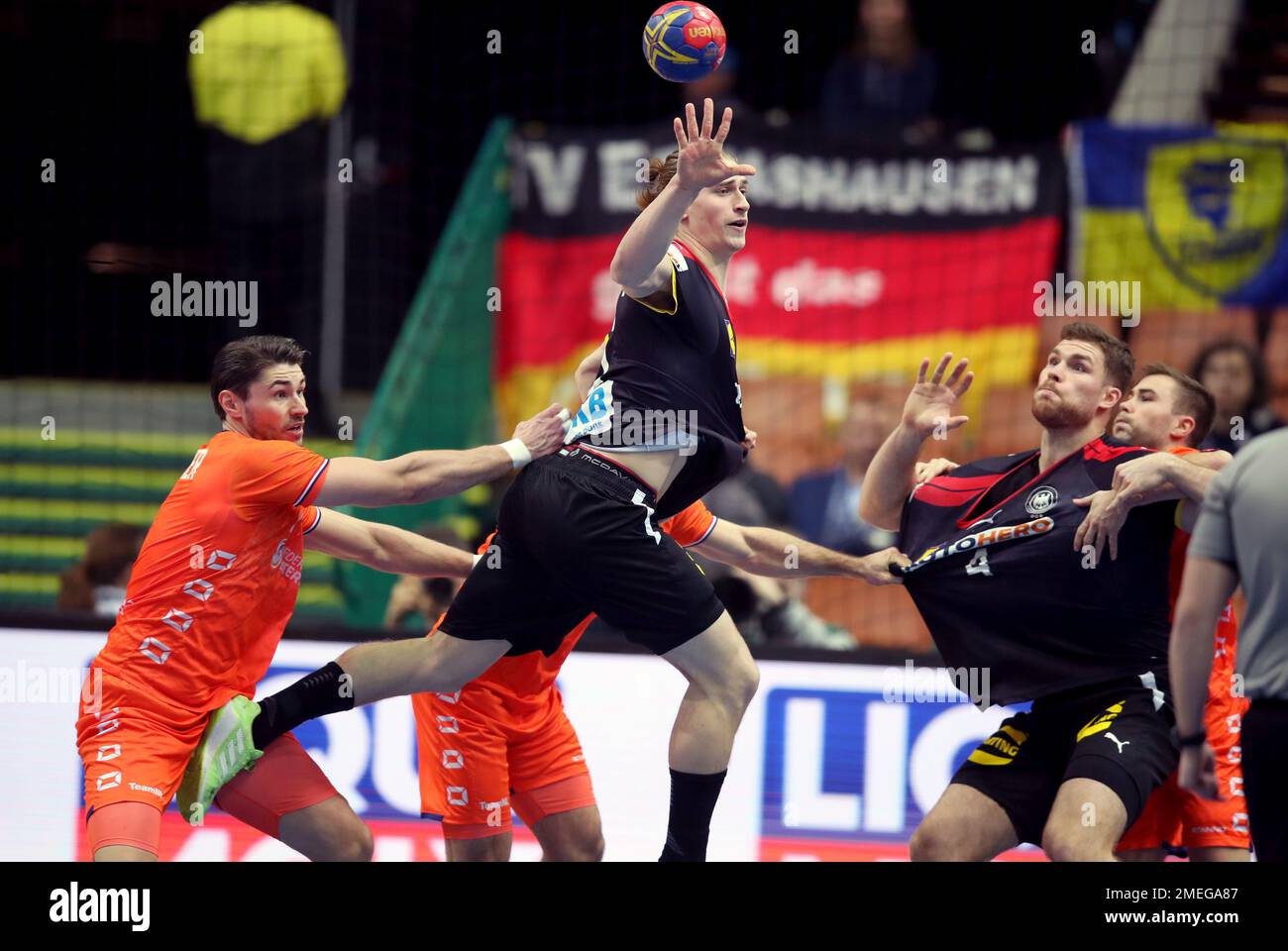 Juri Knorr of Germany Netherlands vs Germany 28th IHF Men`s Handball ...