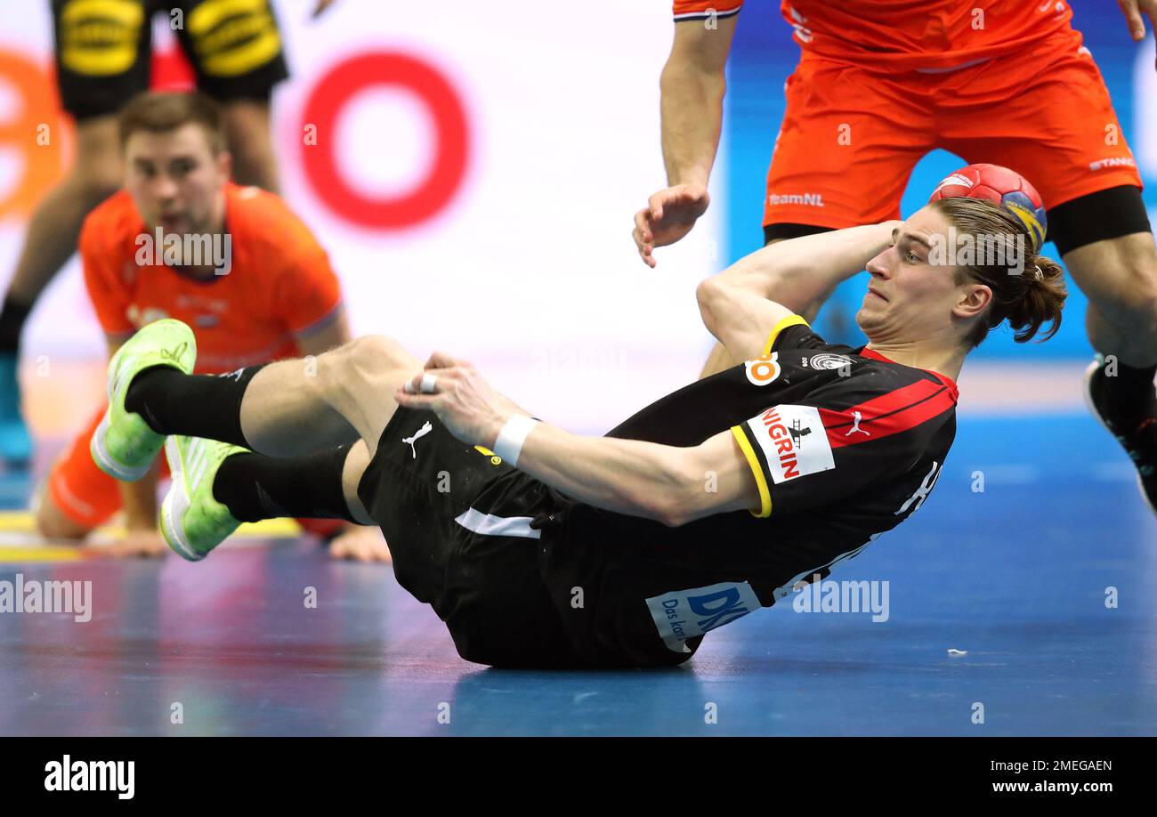 Juri Knorr of Germany Netherlands vs Germany 28th IHF Men`s Handball ...
