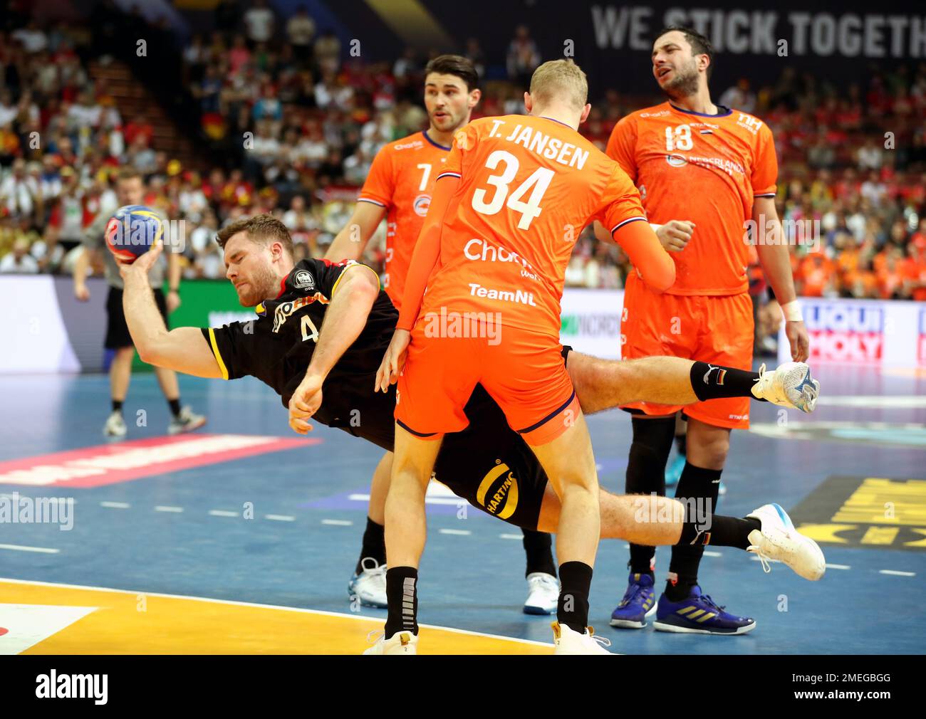 Johannes Golla of Germany Netherlands vs Germany 28th IHF Men`s ...