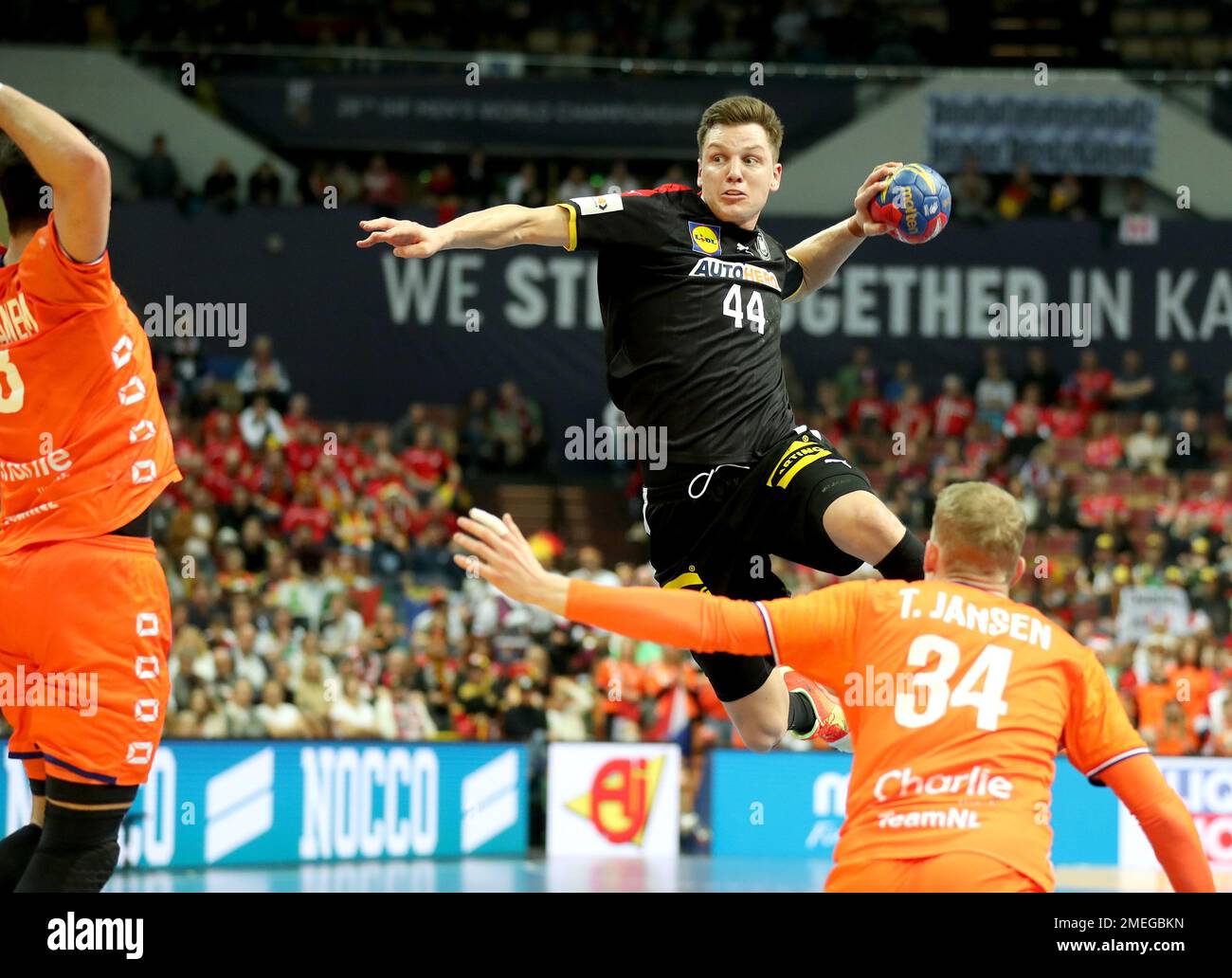 Christoph Steinert of Germany Netherlands vs Germany 28th IHF Men`s ...