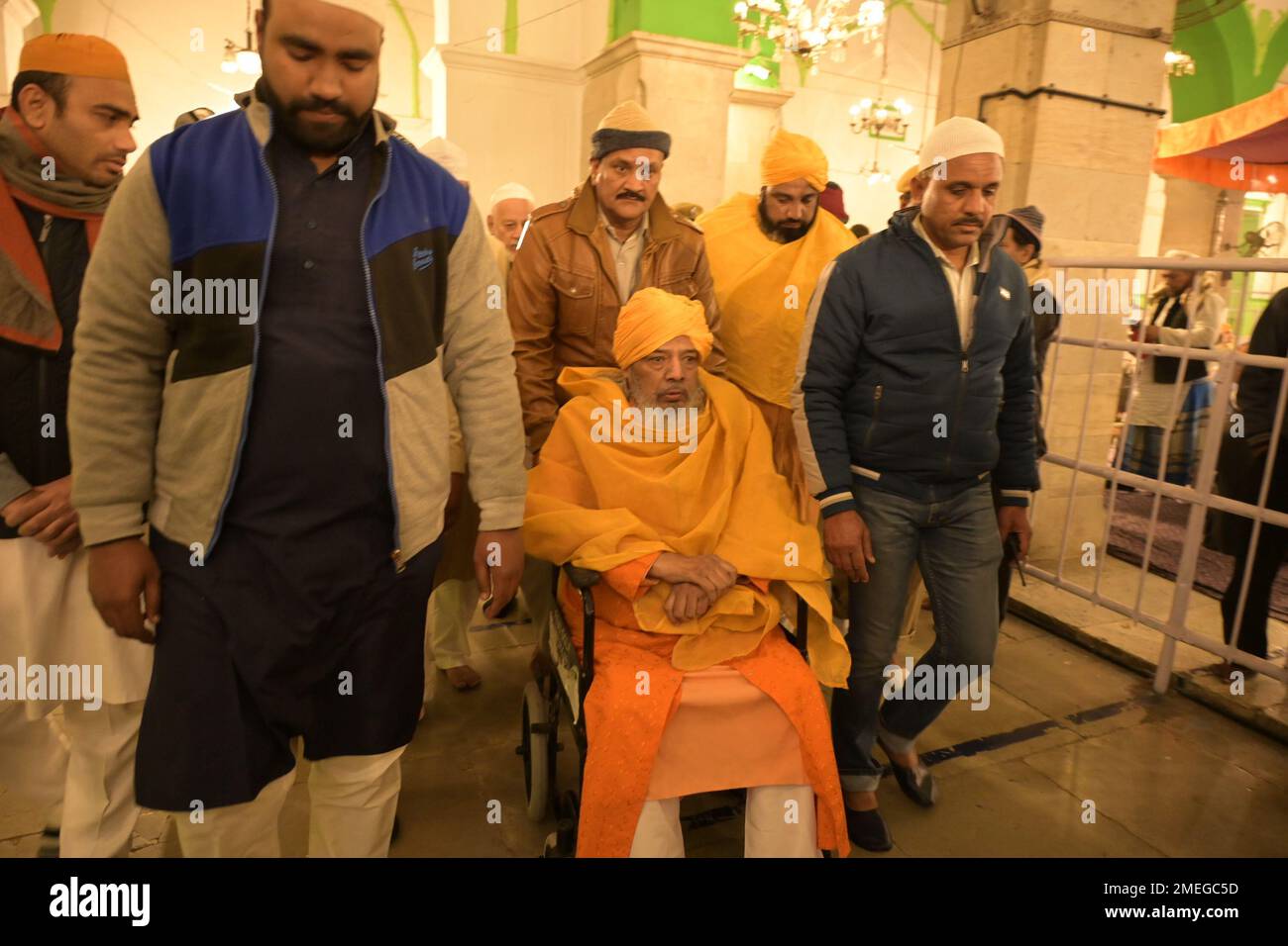 Ajmer, India. 24th Jan, 2023. Dargah Dewan (Spiritual head) Syed Zainul ...