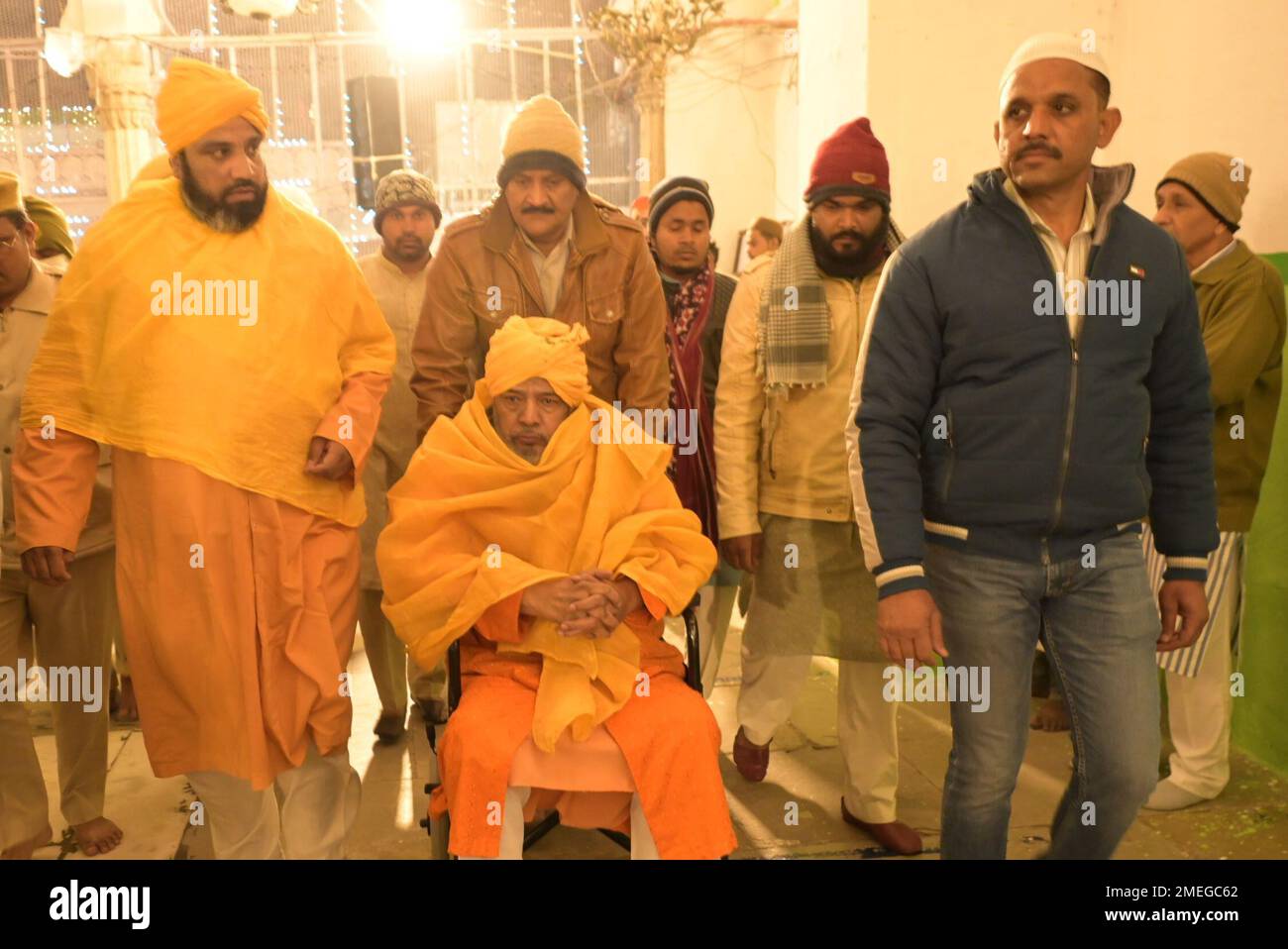 Ajmer, India. 24th Jan, 2023. Dargah Dewan (Spiritual head) Syed Zainul ...