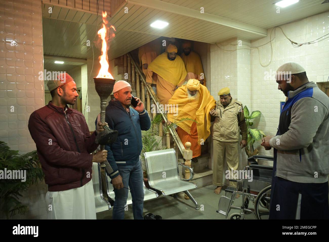 Ajmer, India. 24th Jan, 2023. Dargah Dewan (Spiritual head) Syed Zainul ...