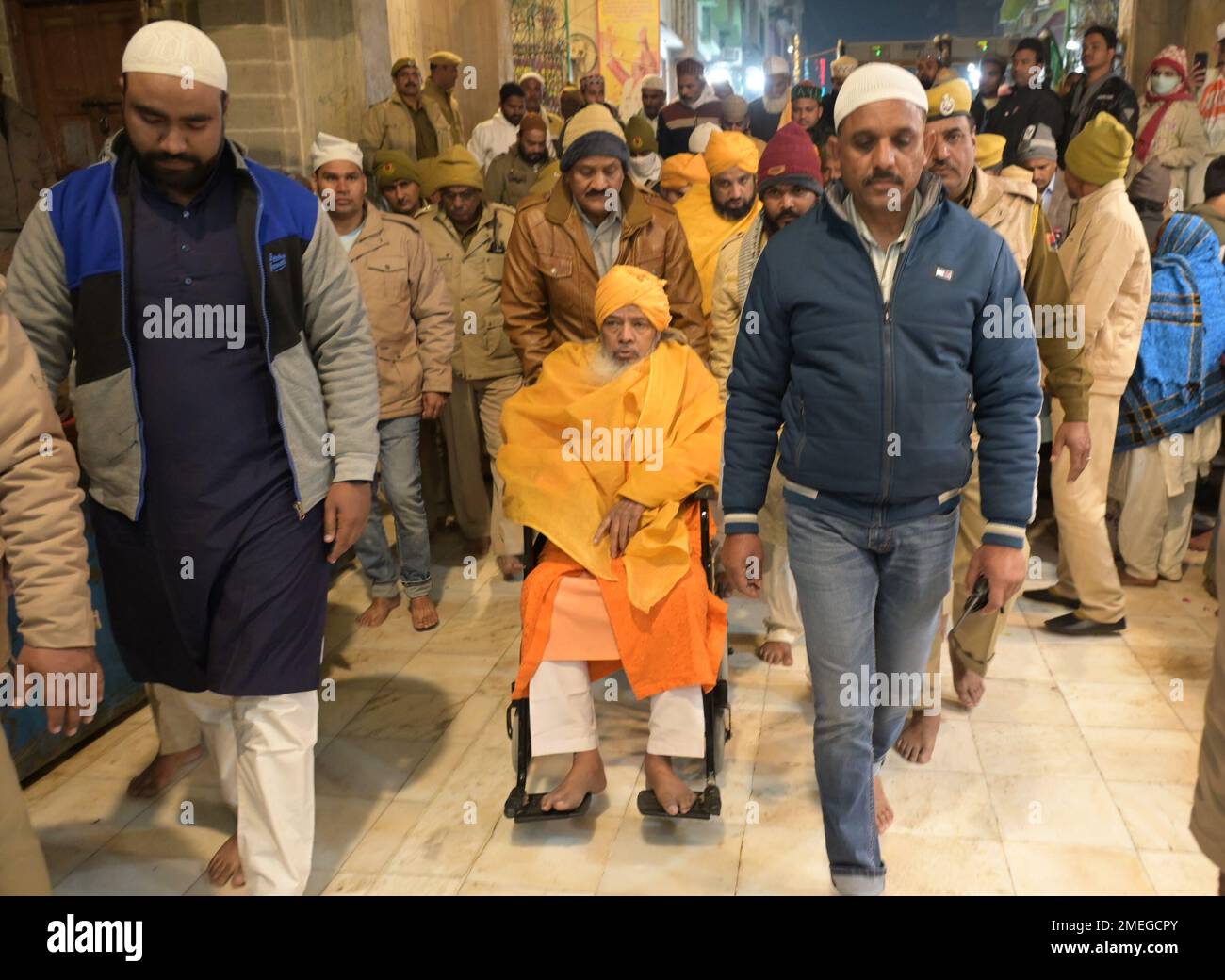 Ajmer, India. 24th Jan, 2023. Dargah Dewan (Spiritual head) Syed Zainul ...