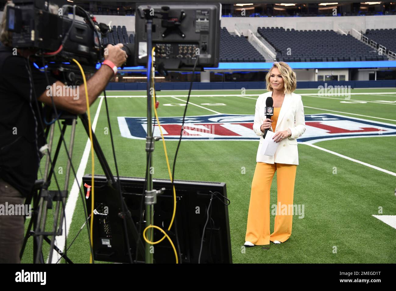 NFL Network's Colleen Wolfe hosts the NFL 2021-22 schedule release show ...