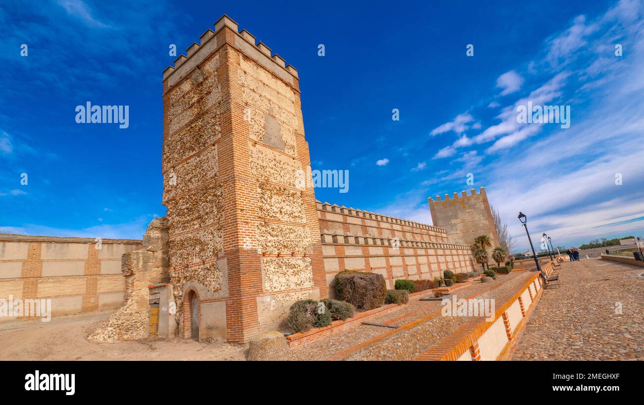 City Wall and Towers, 13th Century Mudéjar Style, Spanish National ...
