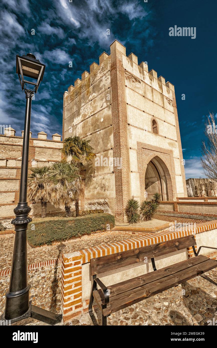 Arévalo Gate, City Wall and Towers, 13th Century Mudéjar Style, Spanish ...