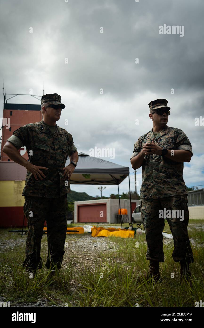 U.S. Marine Corps Chief Warrant Officer 4 Jose Alvarez, a chemical ...