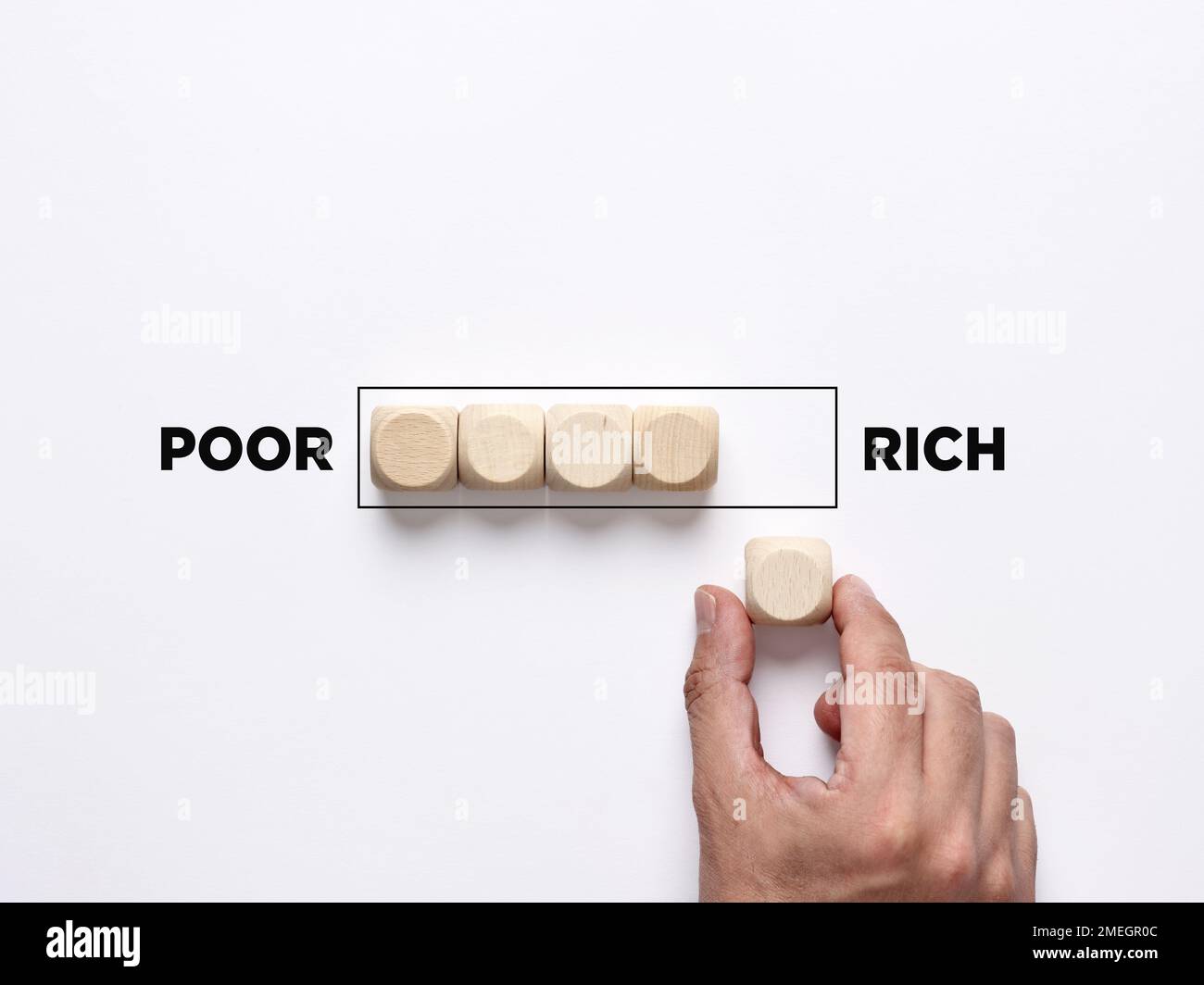 The path to wealth and success. Improving from poverty to wealth and ...