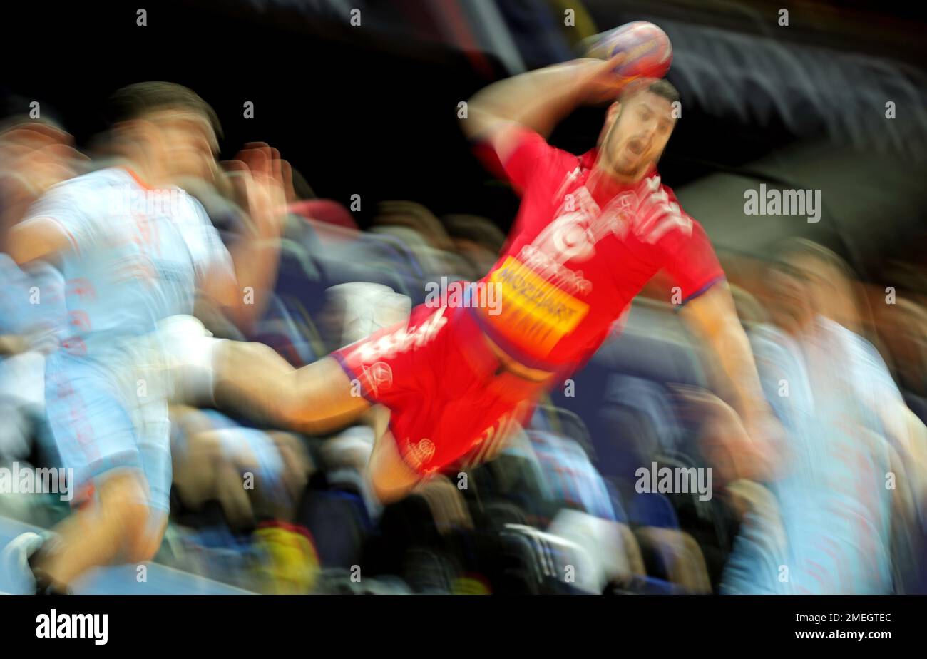 Marko Milosavljevic of Serbia Serbia vs Netherlands 28th IHF Men`s ...