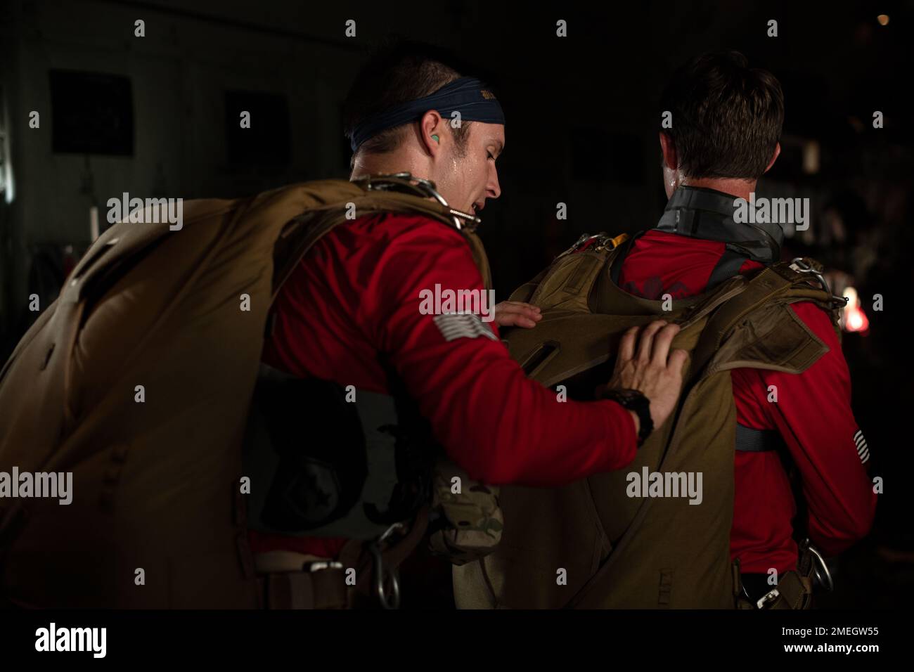 U.S. Air Force Capt. Trent Vonich, 38th Rescue Squadron pararescue ...