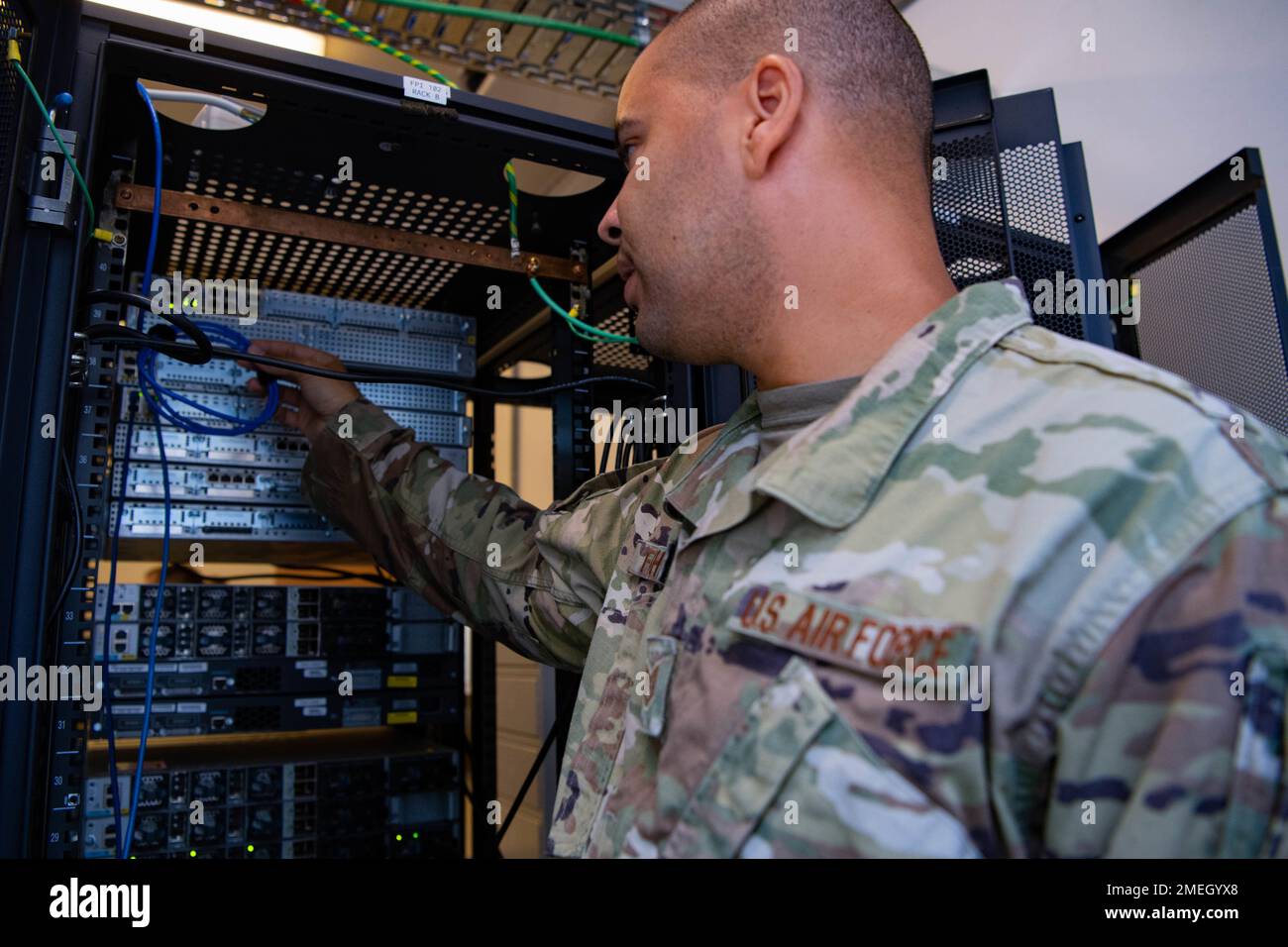 U.S. Air Force Tech. Sgt. Chad Fisher, 1st Communications Maintenance ...
