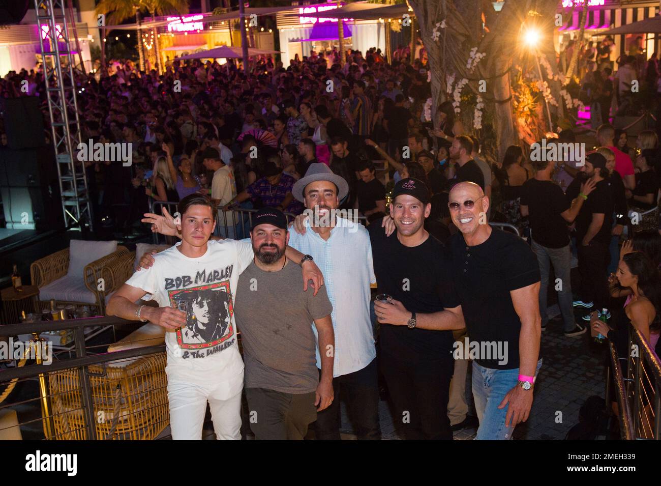 Erik Rutter, from left, Alan Drummond, Sven Vogtland, David Weitz, and ...