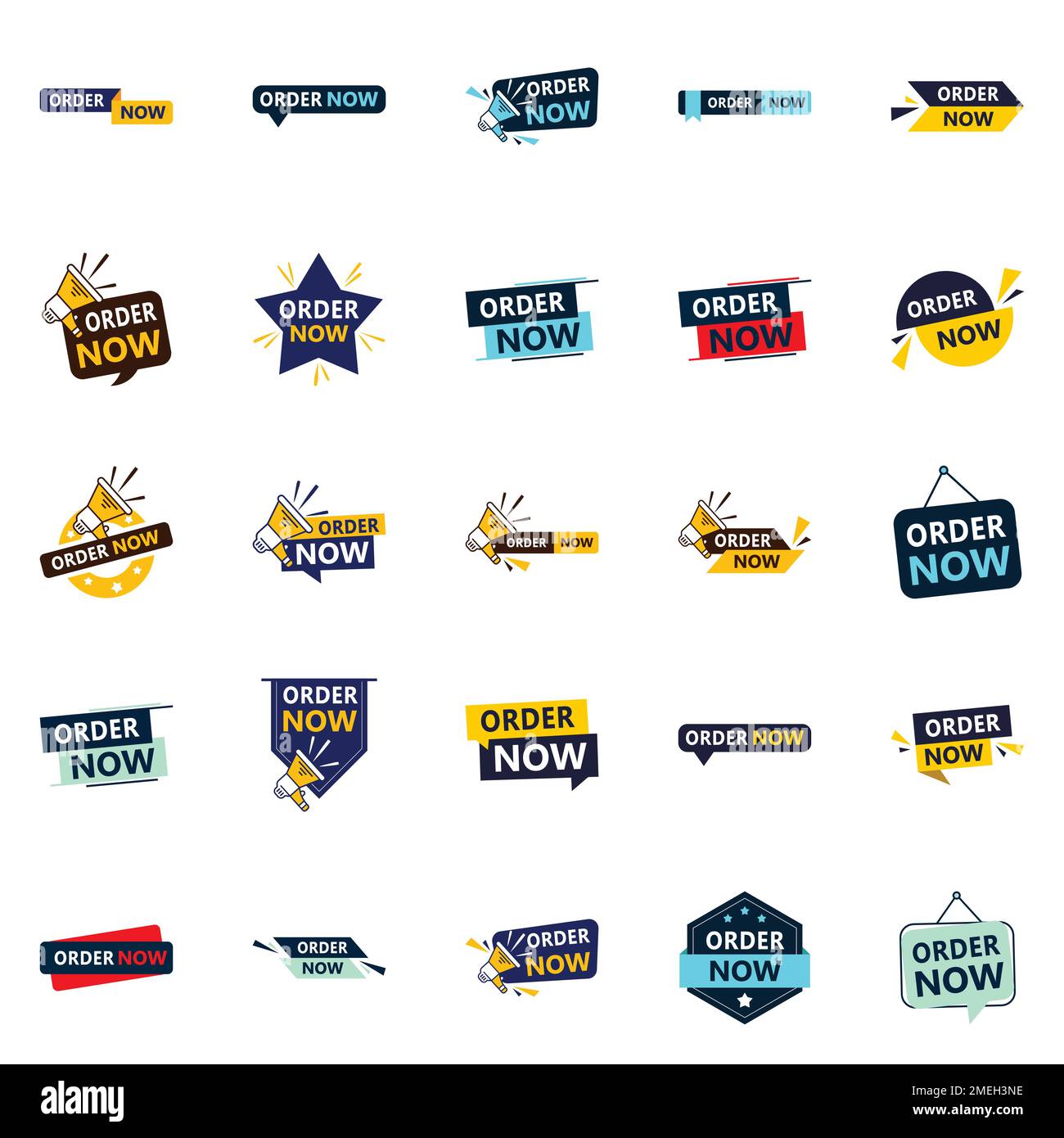 25 Creative Order Now Banners To Help You Stand Out Stock Vector Image And Art Alamy 