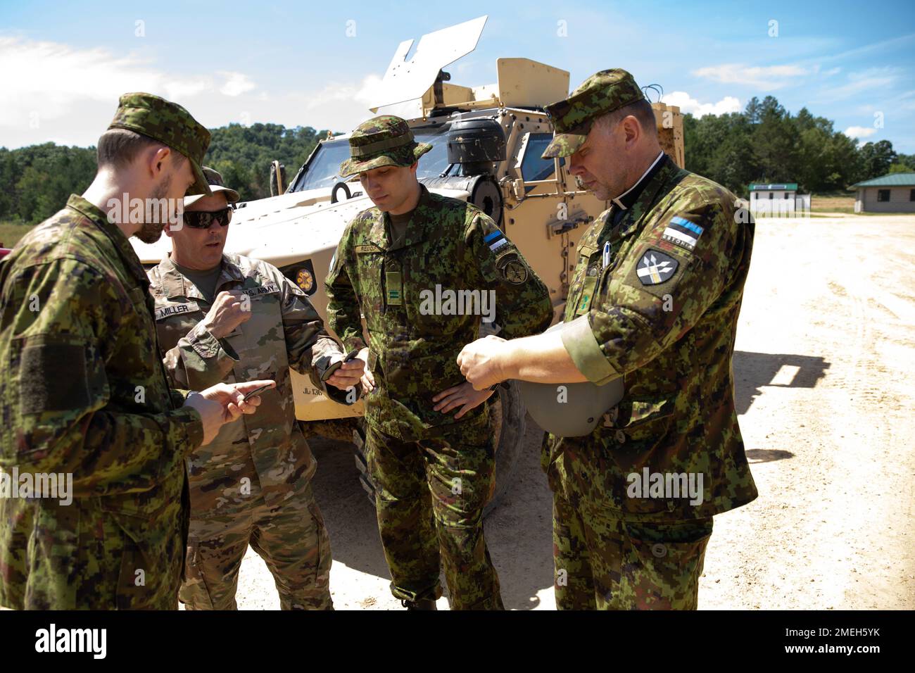 U.S. Army Reserve Master Sgt. Miller, a master gunner with the 84th ...