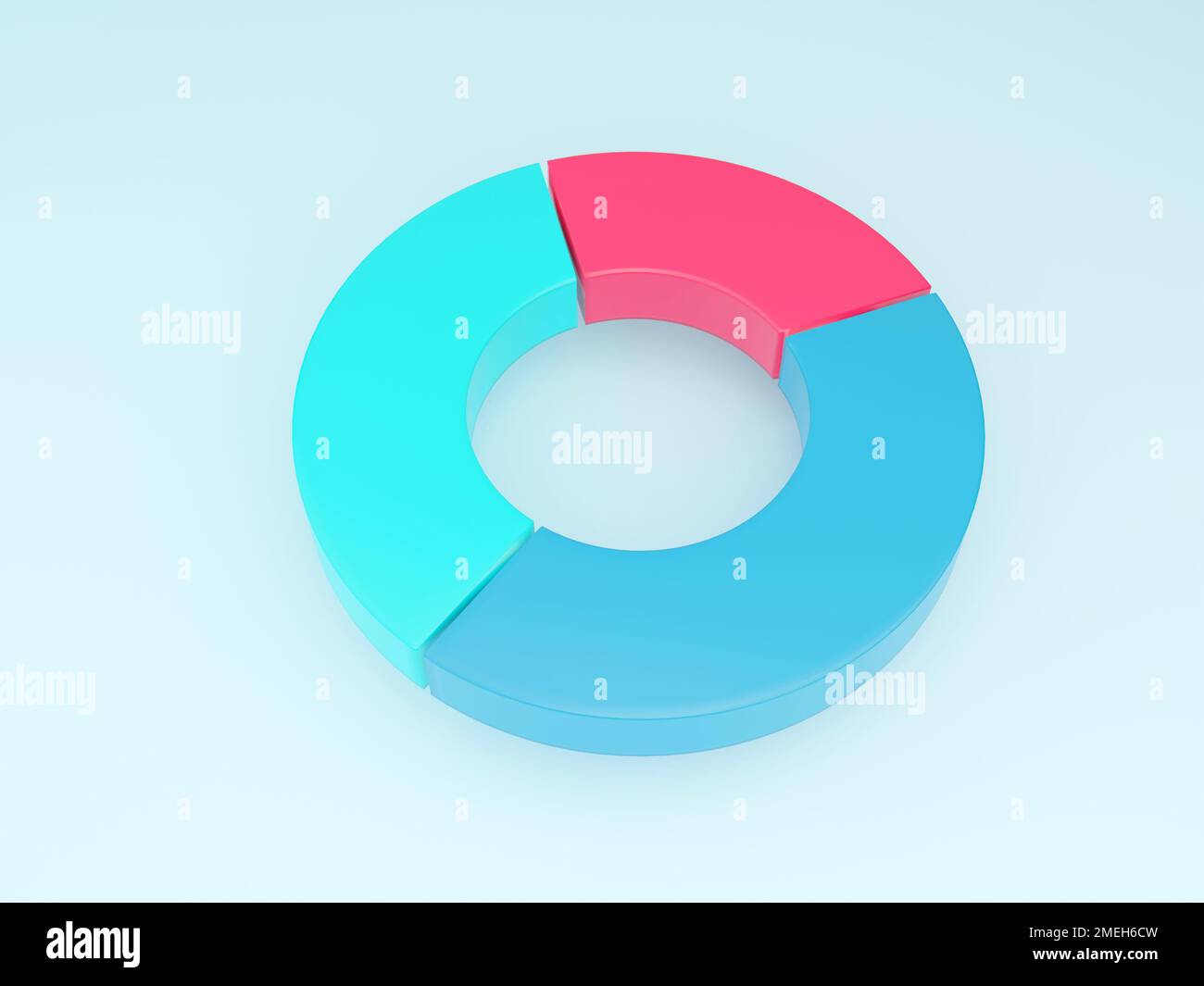 3d rendering pie chart hi-res stock photography and images - Alamy