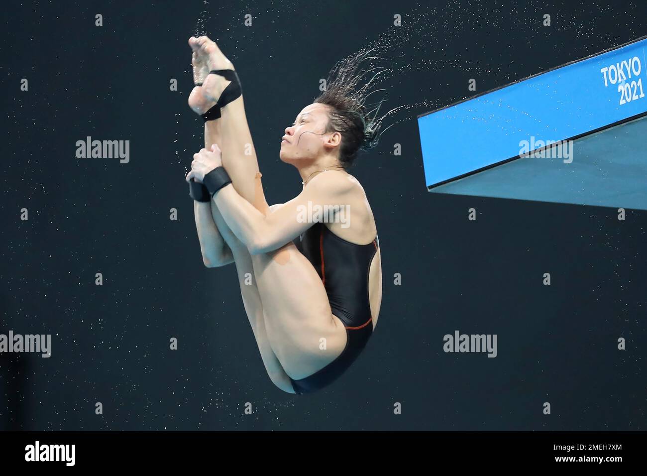 Pandelela Pamg, of Malaysia, performs a dive during the Women's 10m ...