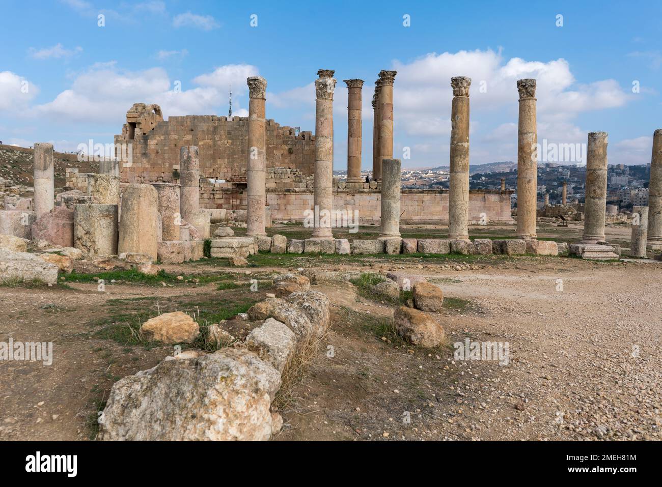 Greco-Roman city of Gerasa, Jerash, Jordan, Asia Stock Photo - Alamy