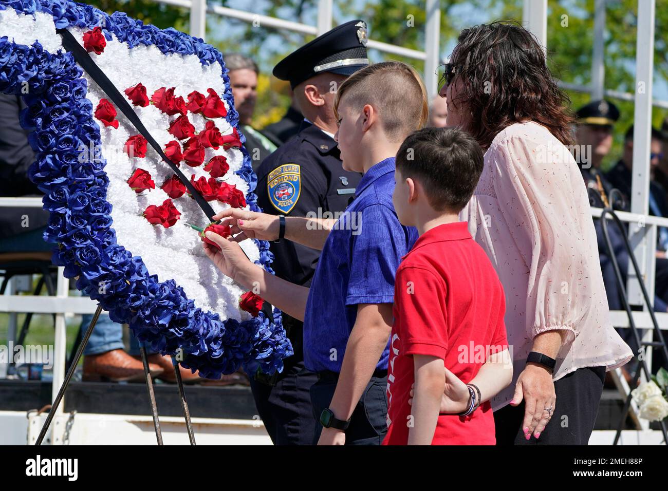 Family members of Oklahoma law enforcement officers killed in the line ...