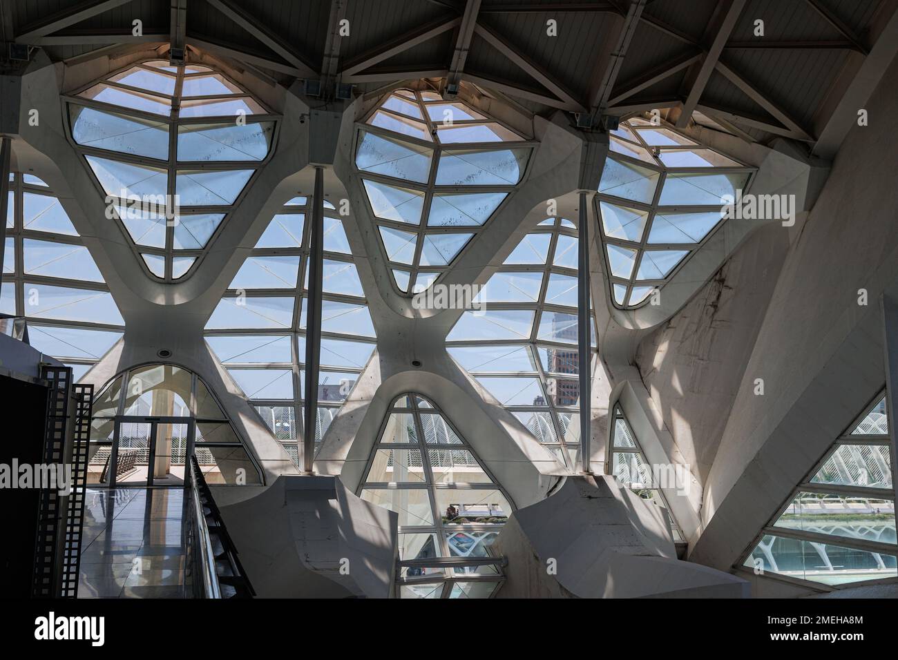 View from inside the Modern Architecture of Arts and Sciences Building ...