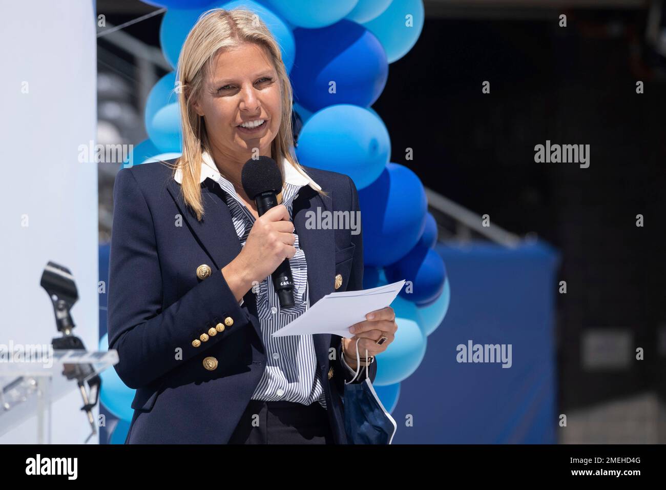 Chairman and CEO of Clear, Caryn Seidman Becker speaks "at CLEAR ...