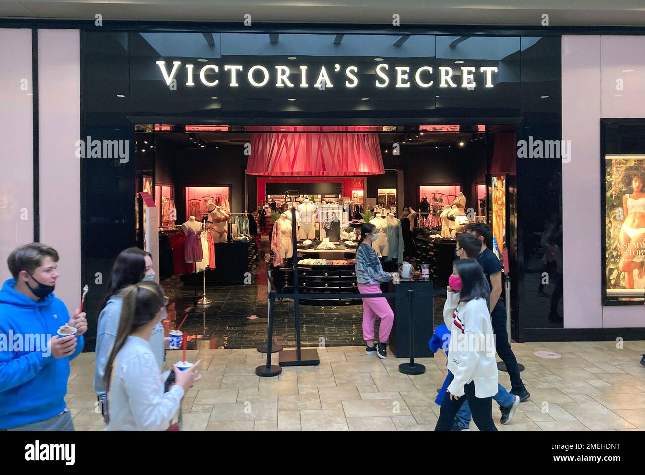 A Victoria's Secret store is seen in a shopping mall in Scranton ...