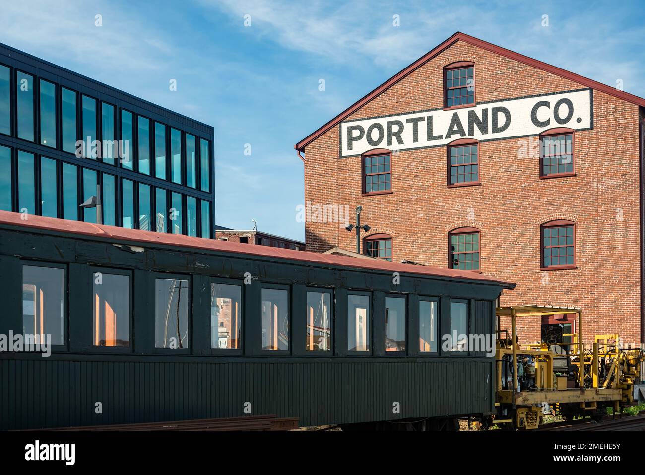 A summer train ride on the Maine Narrow Gauge Railroad in Portland, ME ...