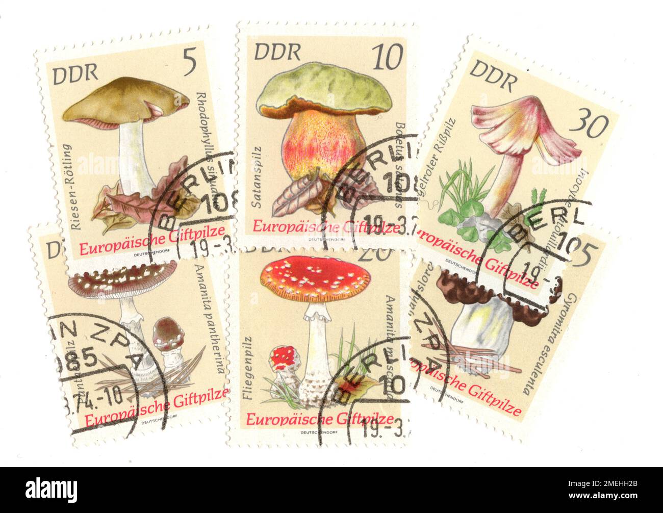 Vintage postage stamps from Germany on a white background Stock Photo ...