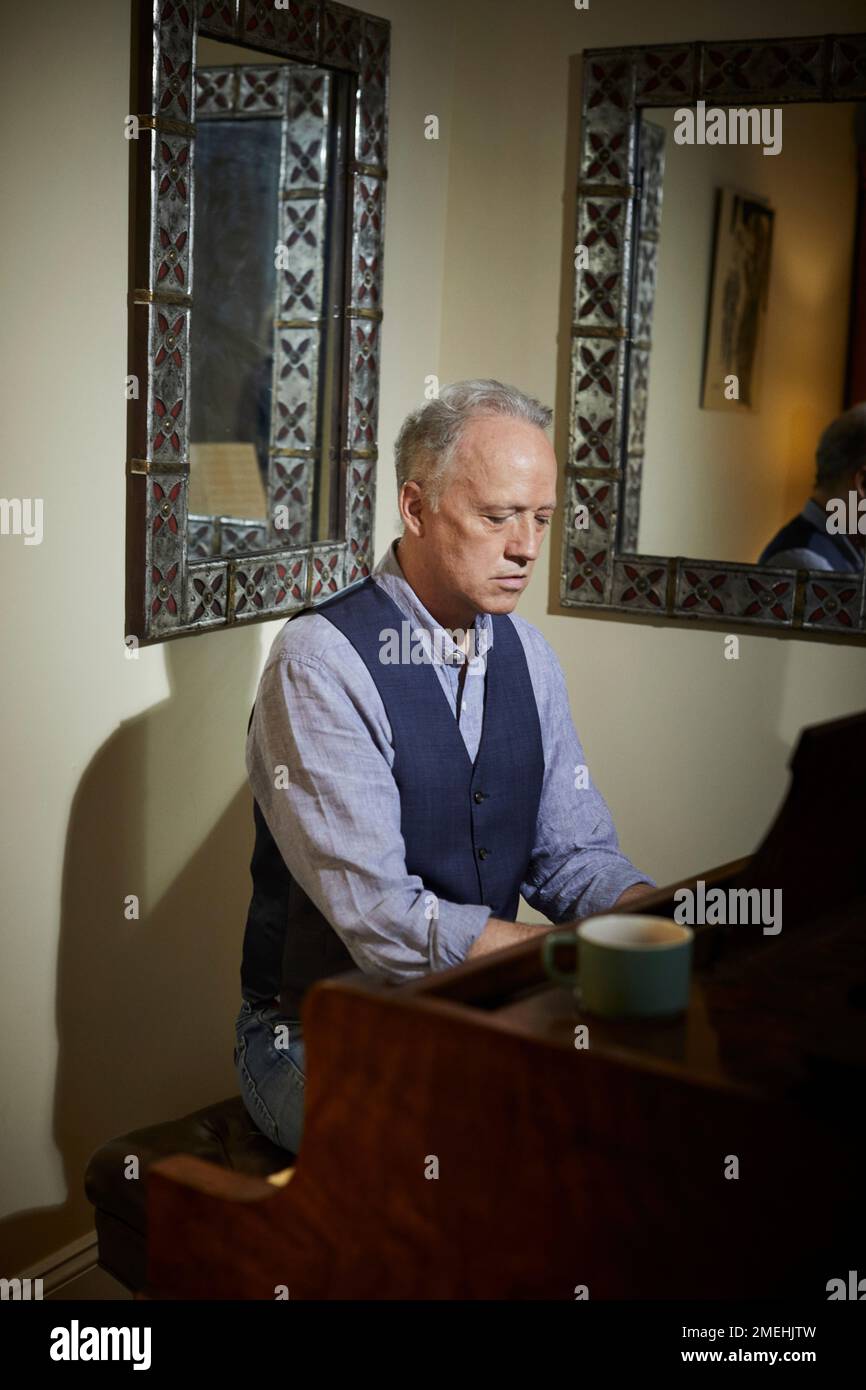 Grammy-winning jazz saxophonist-composer Ted Nash poses for a portrait ...