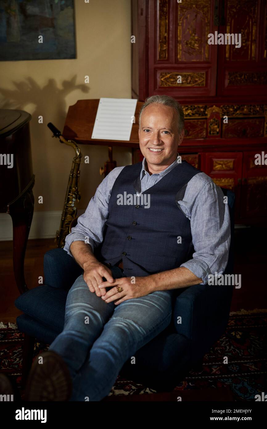 Grammy-winning jazz saxophonist-composer Ted Nash poses for a portrait ...