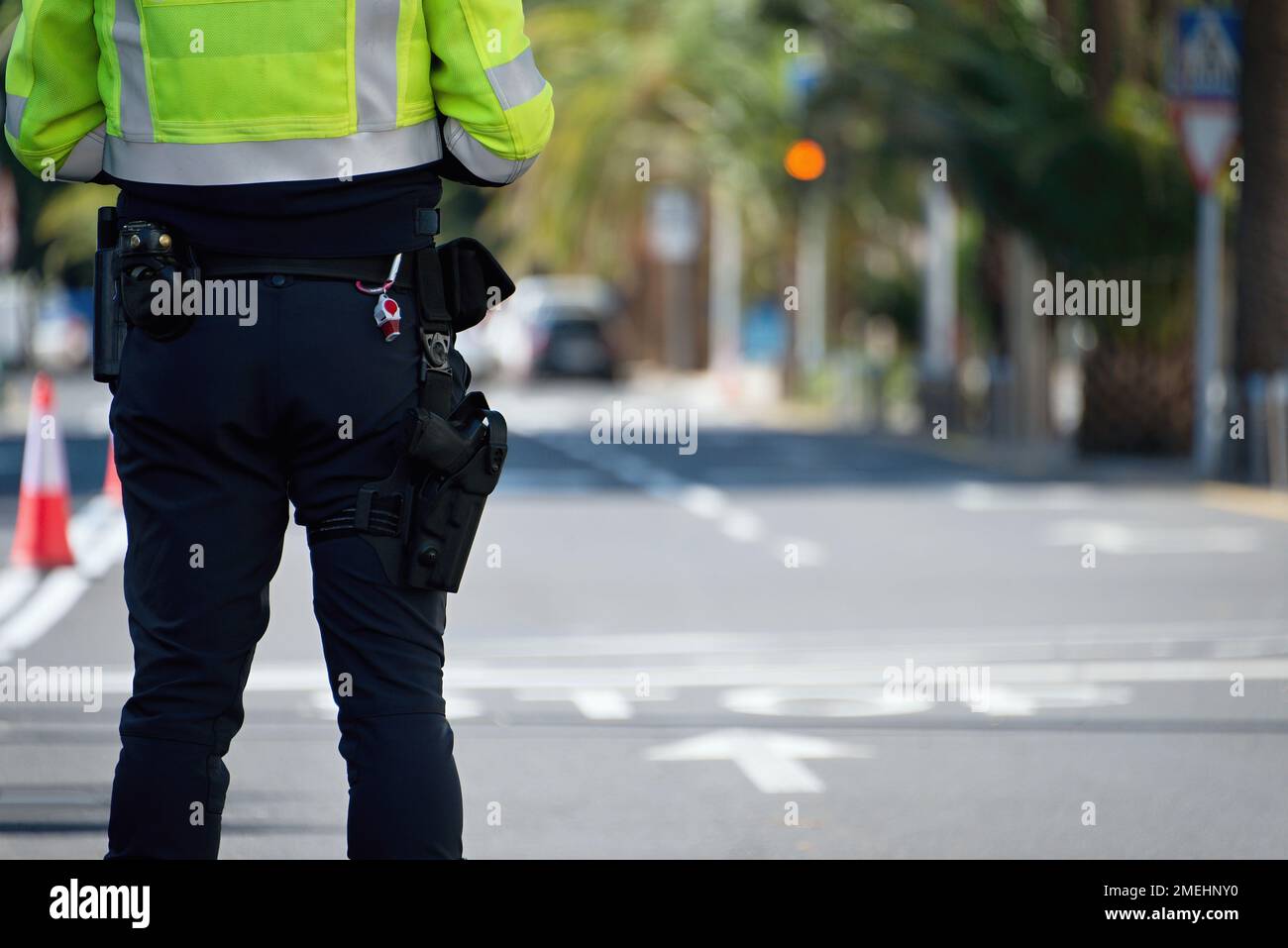 Traffic police traffic control on the road Stock Photo - Alamy