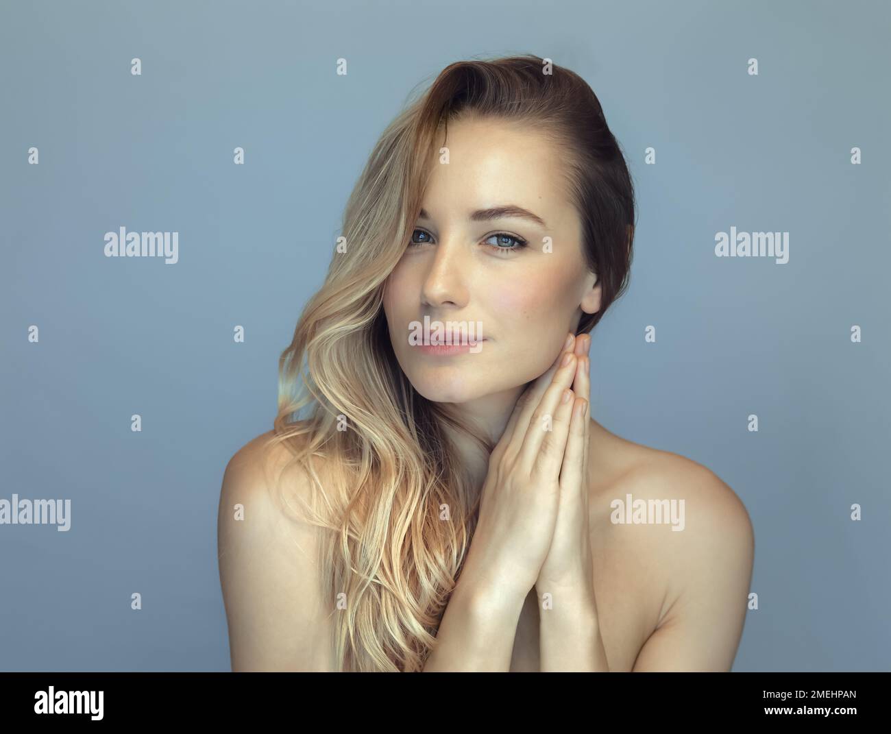 Beauty fashion portrait female face Stock Photo - Alamy