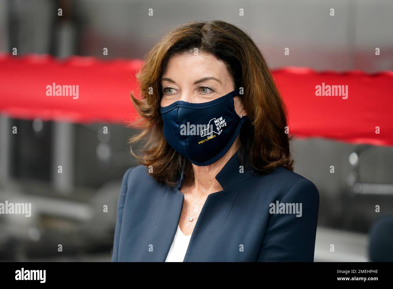 Lieutenant Governor of New York Kathy Hochul attends a ribbon cutting ...