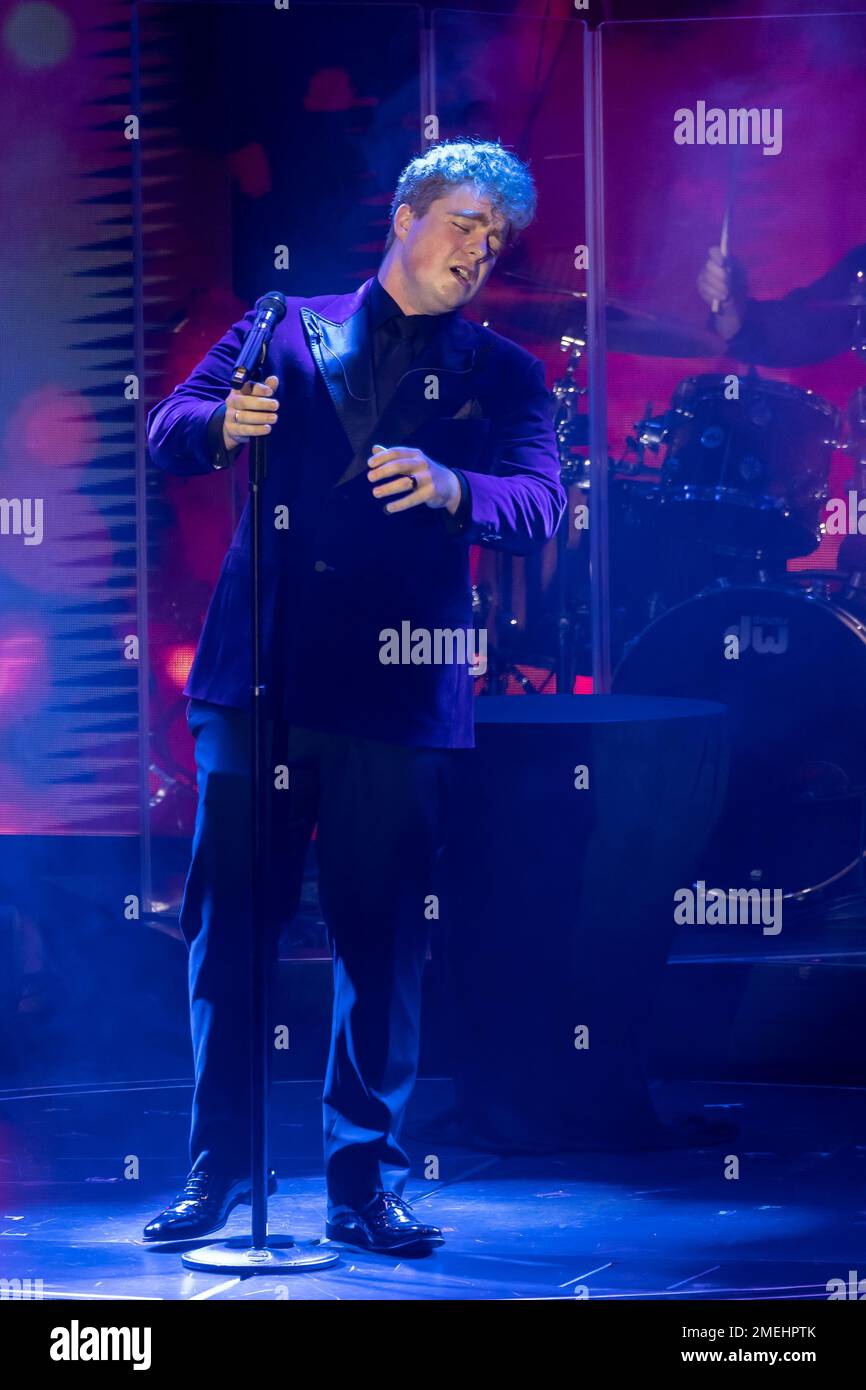 Tom Ball third place in Britans Got Talent 2022 performing on P&O Arvia ...