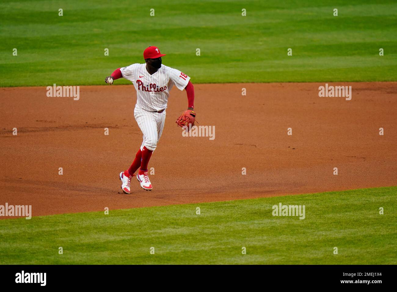 Philadelphia Phillies' Didi Gregorius plays during a baseball game ...