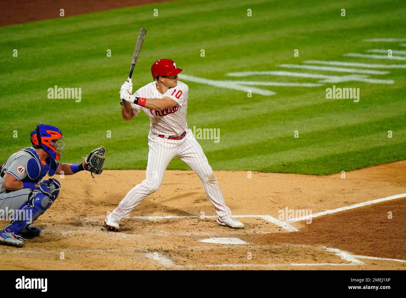 Philadelphia Phillies' J.T. Realmuto plays during a baseball game ...