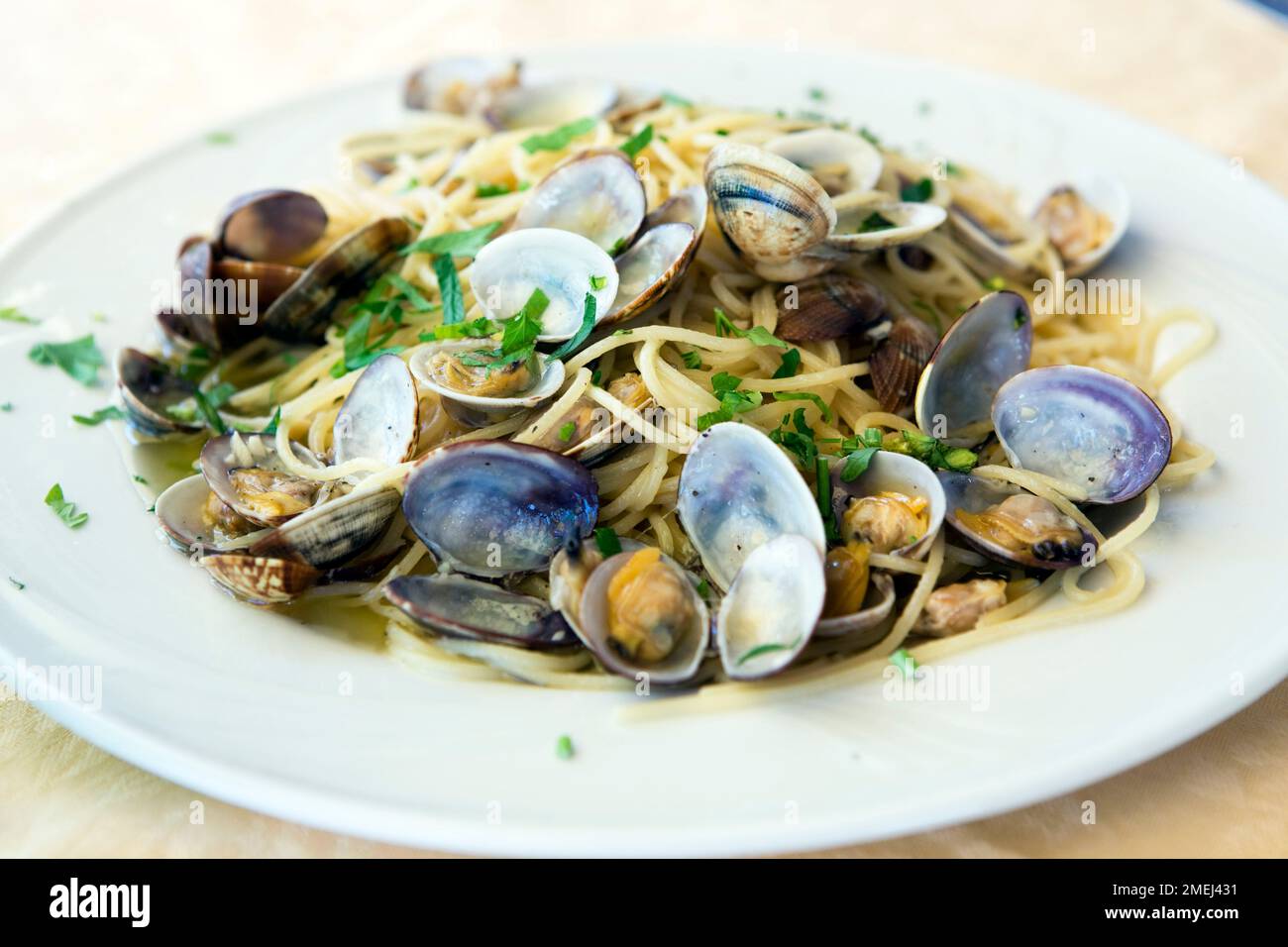 Spaghetti al vongole hi-res stock photography and images - Alamy