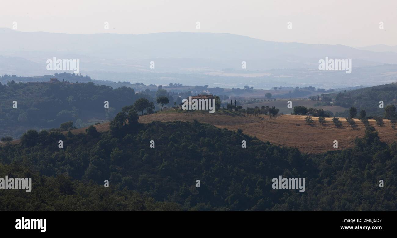 View Umbria near Orvieto Stock Photo - Alamy