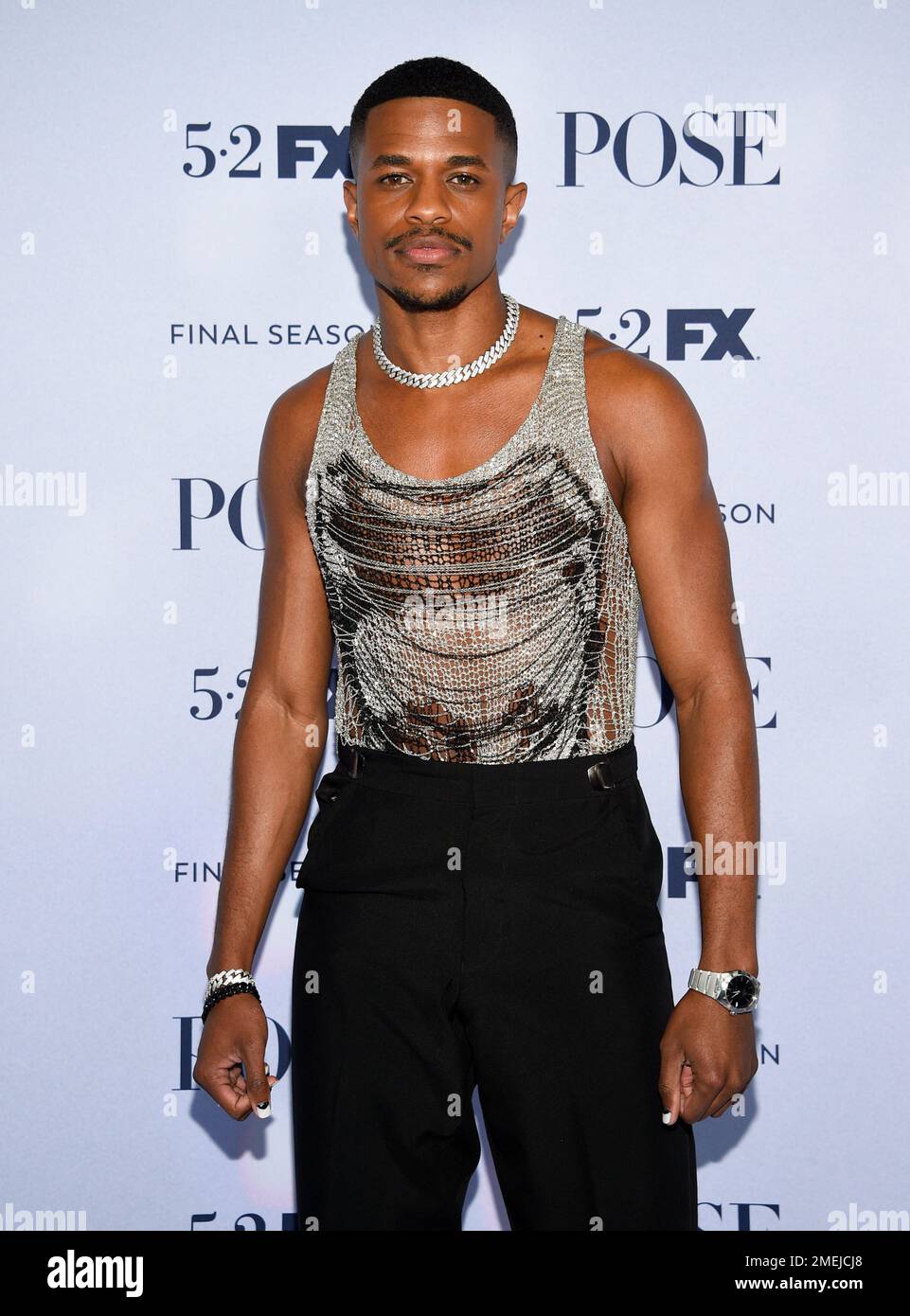 Actor Jeremy Pope attends FX's "Pose" third and finale season premiere ...